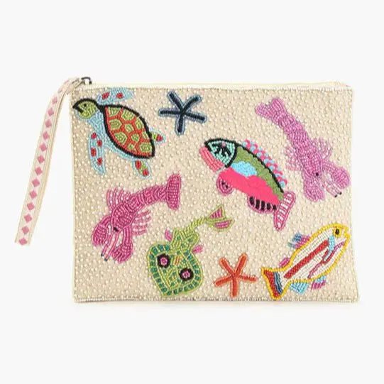 Yumi Kim Reef Friends Beaded Wristlet