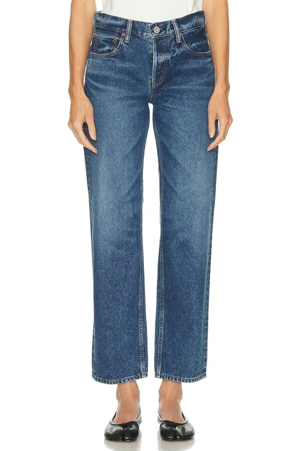 Moussy Vintage Philadelphia Straight Jeans - Blue