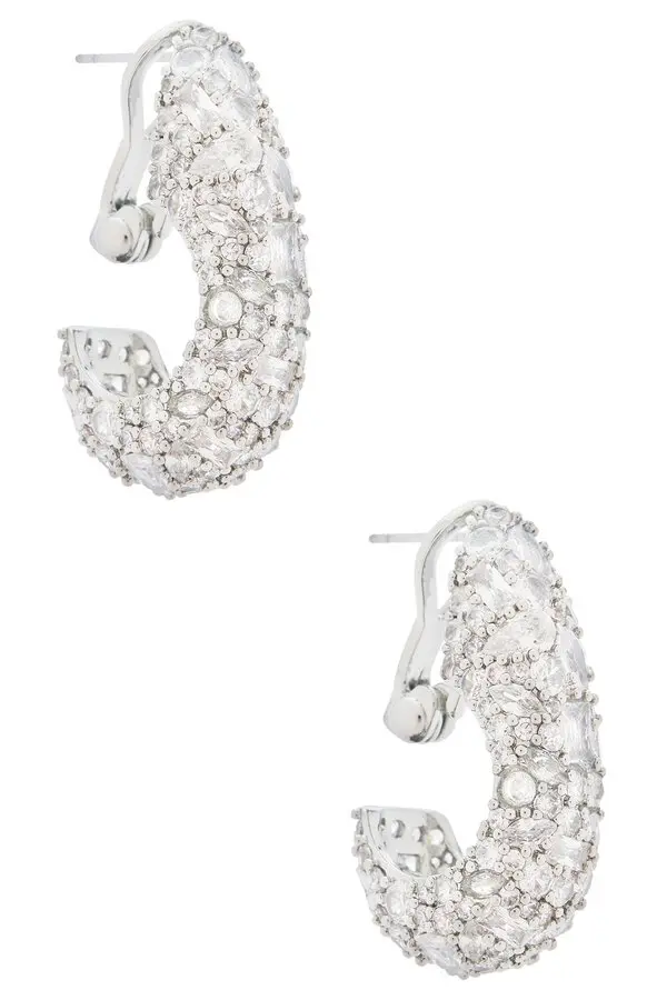 JENNIFER BEHR Etta Earrings - Crystal