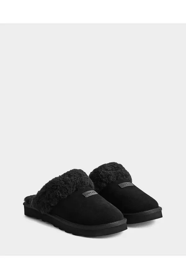 Rudsak Suede Slippers - Black
