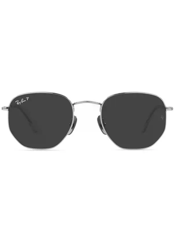 Ray-ban Hexagonal Sunglasses - Silver