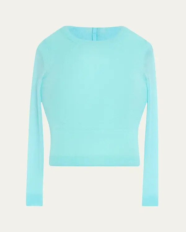 Marc Jacobs Padded Long-sleeve Mohair Sweater