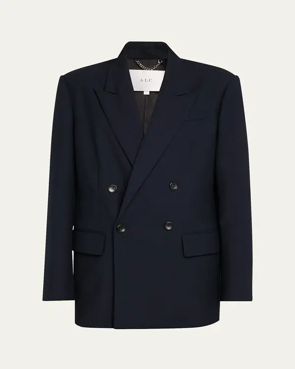 A.L.C. Calla Oversized Tailored Jacket - Evening Blue