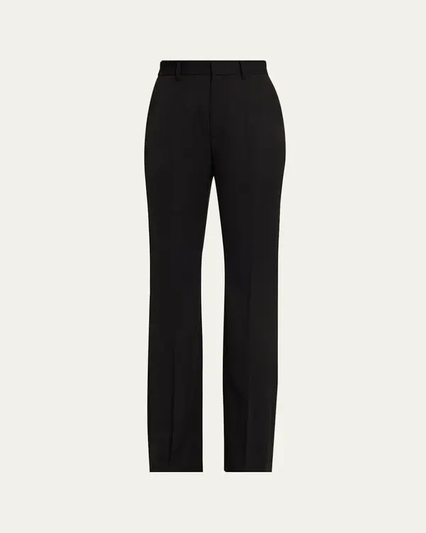 Ralph Lauren Wrigley Grain De Poudre Bootcut Trousers
