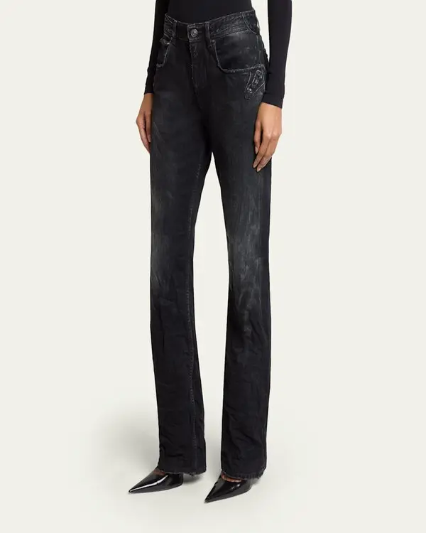 Balenciaga City Straight-leg Jeans
