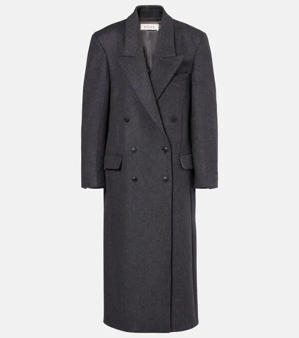 RÓHE Double-breasted Wool-blend Coat