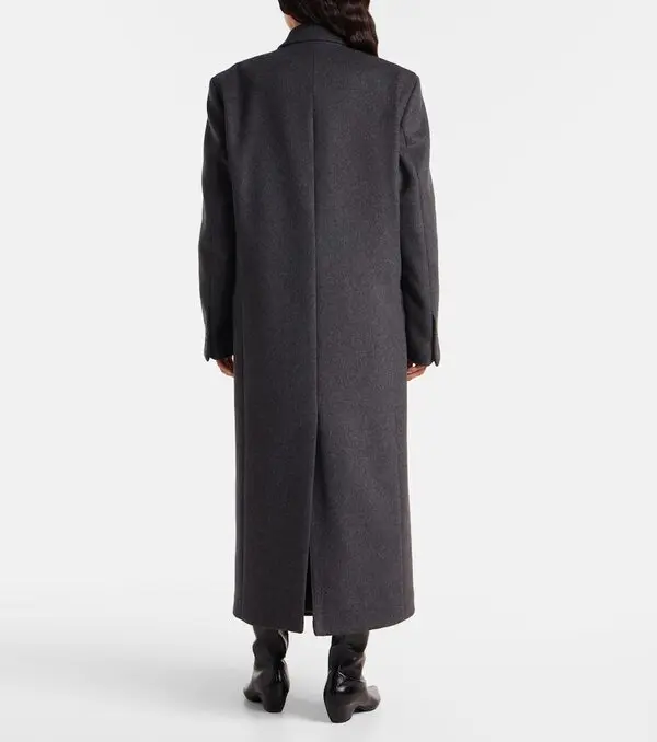 RÓHE Double-breasted Wool-blend Coat