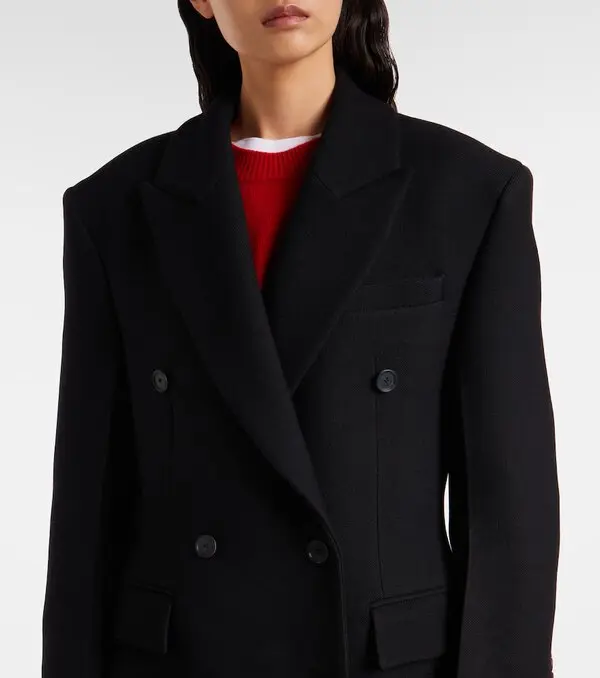 RÓHE Double-breasted Virgin Wool Coat