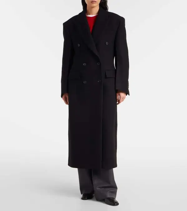 RÓHE Double-breasted Virgin Wool Coat