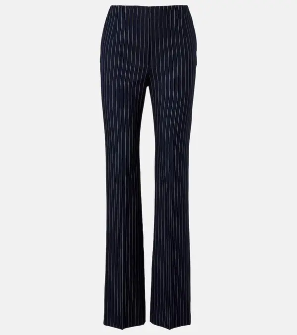 MUGLER Re/edit High-rise Straight Pants