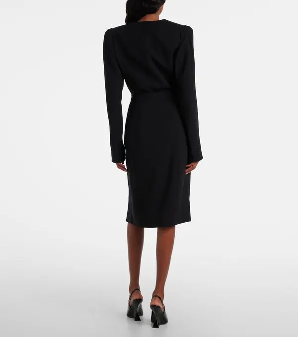 MUGLER Re/edit High-rise Wrap Skirt