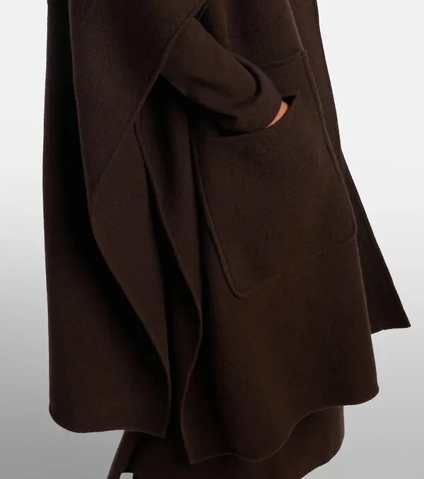 Jardin Des Orangers Wool And Cashmere Hooded Cape