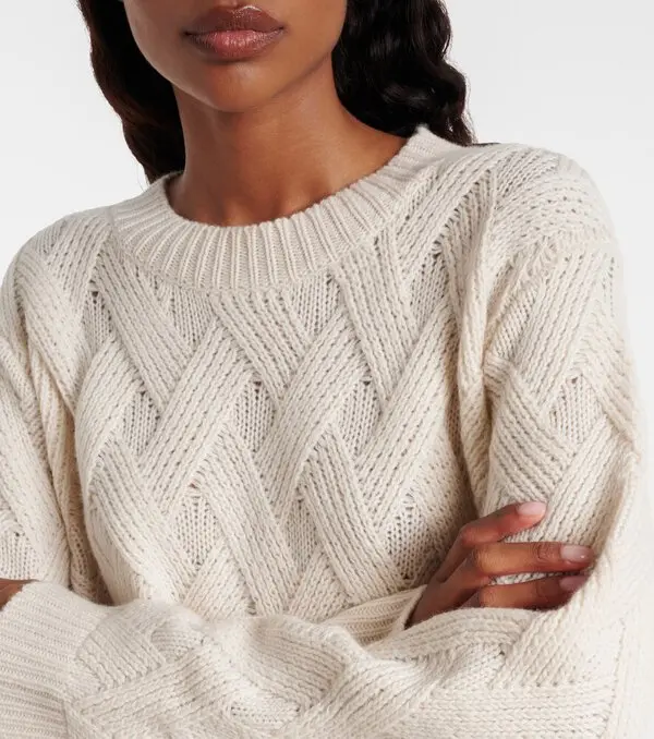 Jardin Des Orangers Oversized Sweater - White
