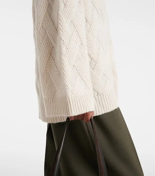 Jardin Des Orangers Oversized Sweater - White