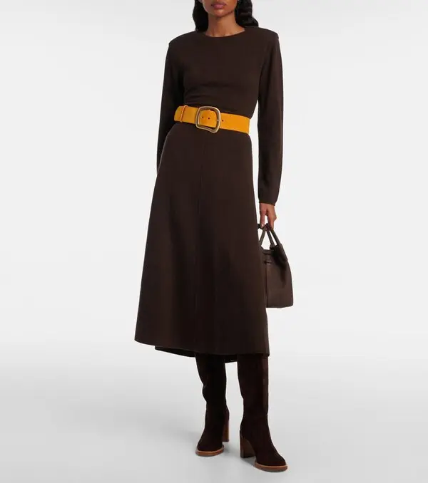 Jardin Des Orangers Wool And Cashmere Bodysuit - Brown