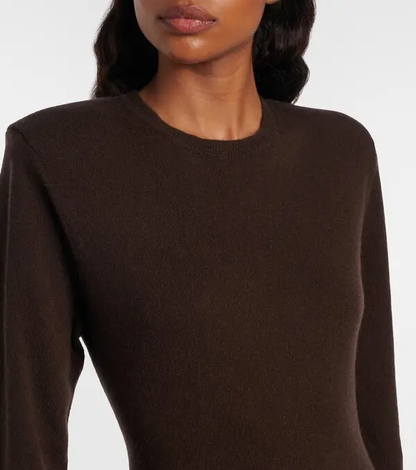 Jardin Des Orangers Wool And Cashmere Bodysuit - Brown