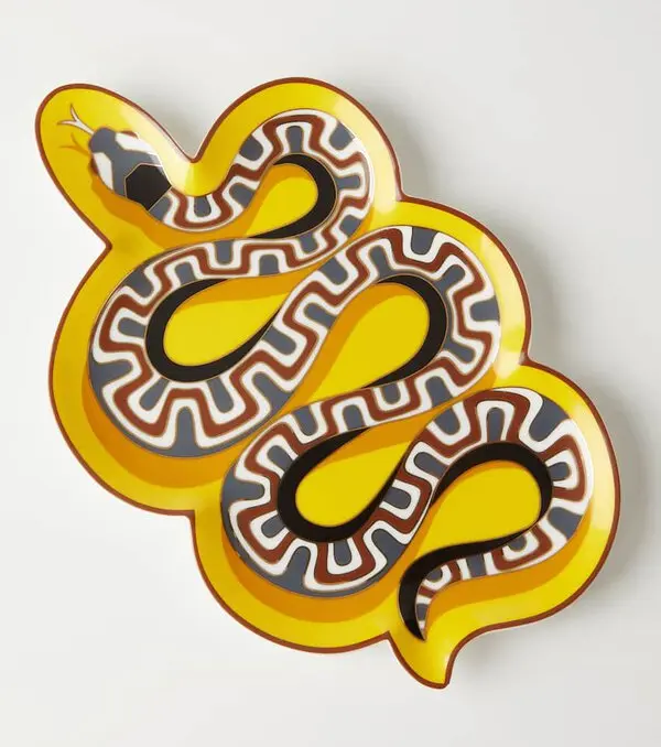 Jonathan Adler Snake Porcelain Decorative Tray