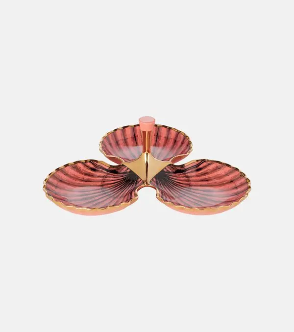 Jonathan Adler Sirena Trefoil Porcelain Serving Dish
