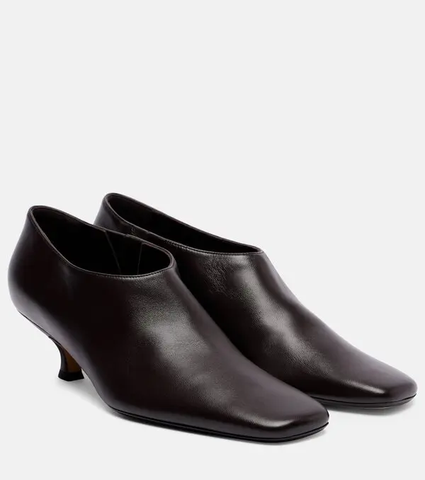 Calvin Klein Anna Leather Pumps - Brown