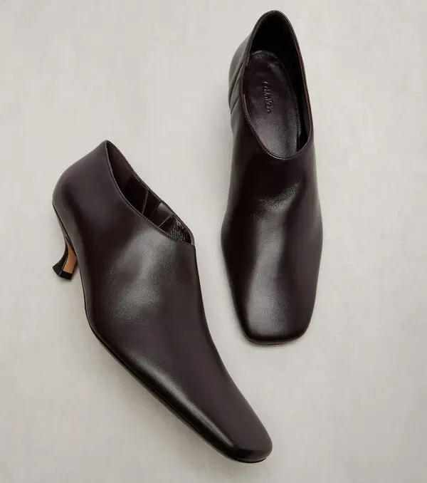 Calvin Klein Anna Leather Pumps - Brown