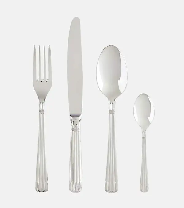 Christofle Osiris Stainless Steel 24-piece Cutlery Set - Silver