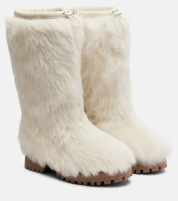 YVES SALOMON Shearling Mid-calf Boots