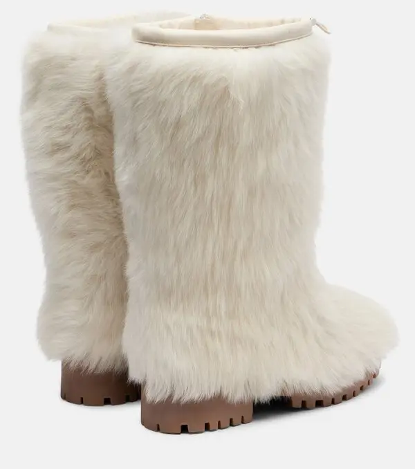 YVES SALOMON Shearling Mid-calf Boots