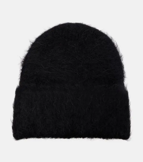 TOTEME Alpaca Wool-blend Beanie - Black