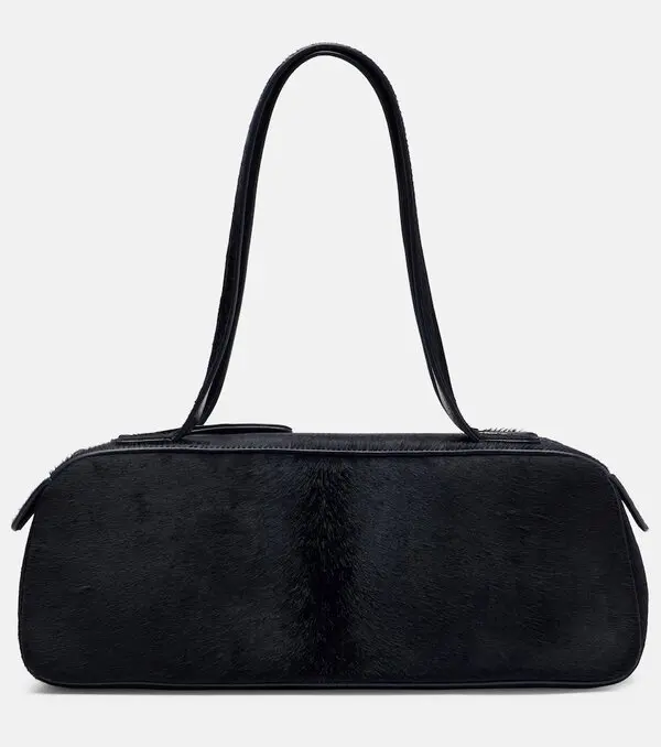 Khaite Simona Calf Hair Shoulder Bag - Blue