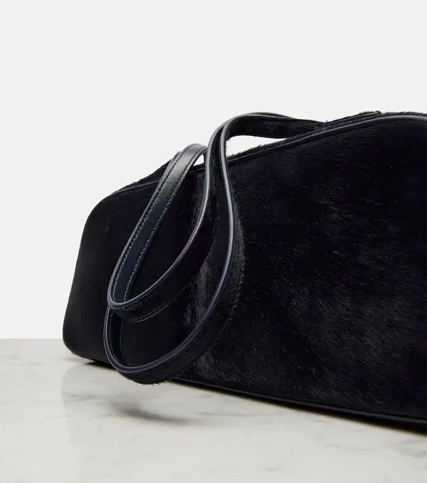 Khaite Simona Calf Hair Shoulder Bag - Blue