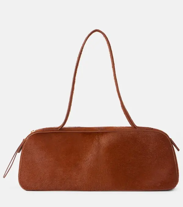 Khaite Simona Calf Hair Shoulder Bag - Brown
