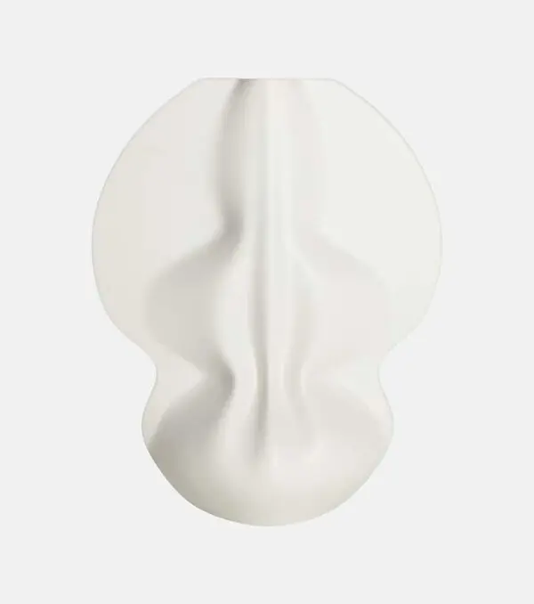 CASSINA Brolic Ceramic Vase Bradley L. Bowers - White