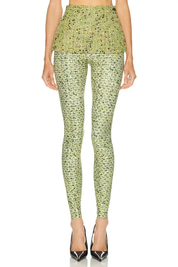 DIESEL® Legging With Skirt - Green