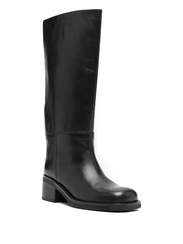 Patrizia Pepe Block Heel Knee High Boots