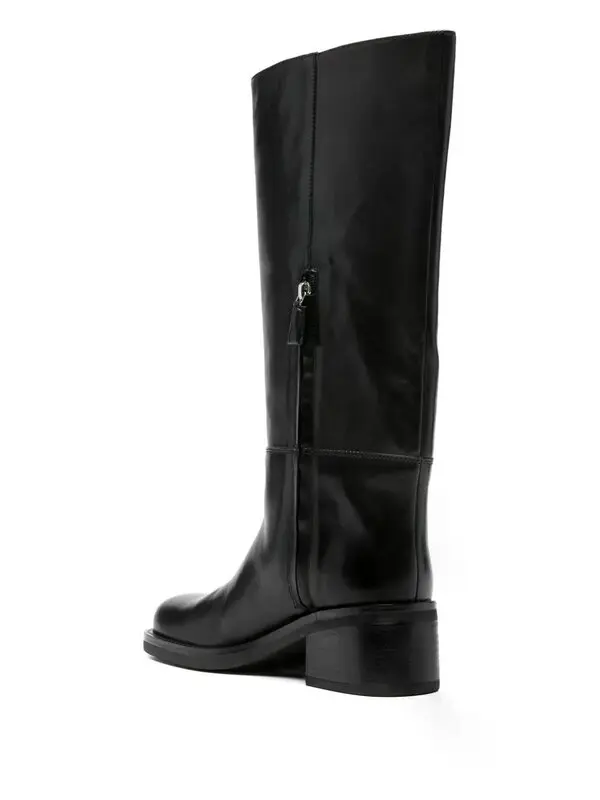 Patrizia Pepe Block Heel Knee High Boots