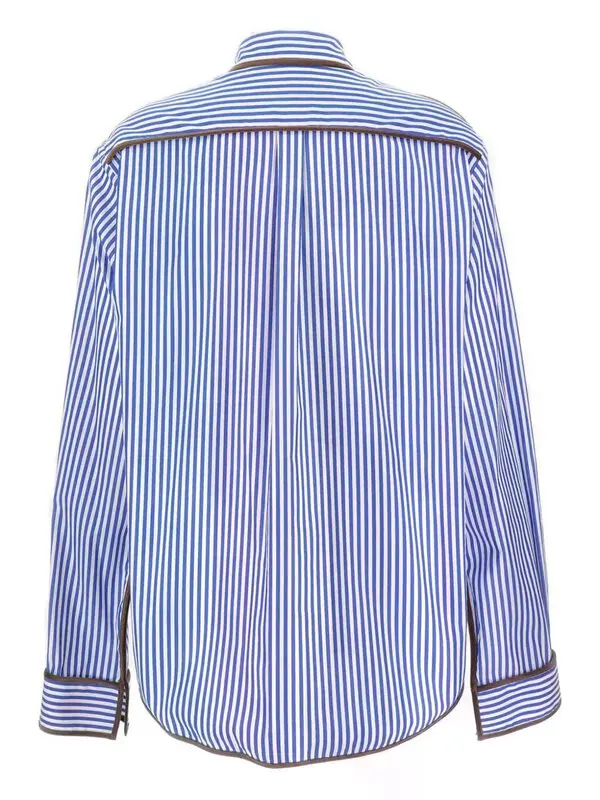 MAISON JEJIA Ines Striped Shirt