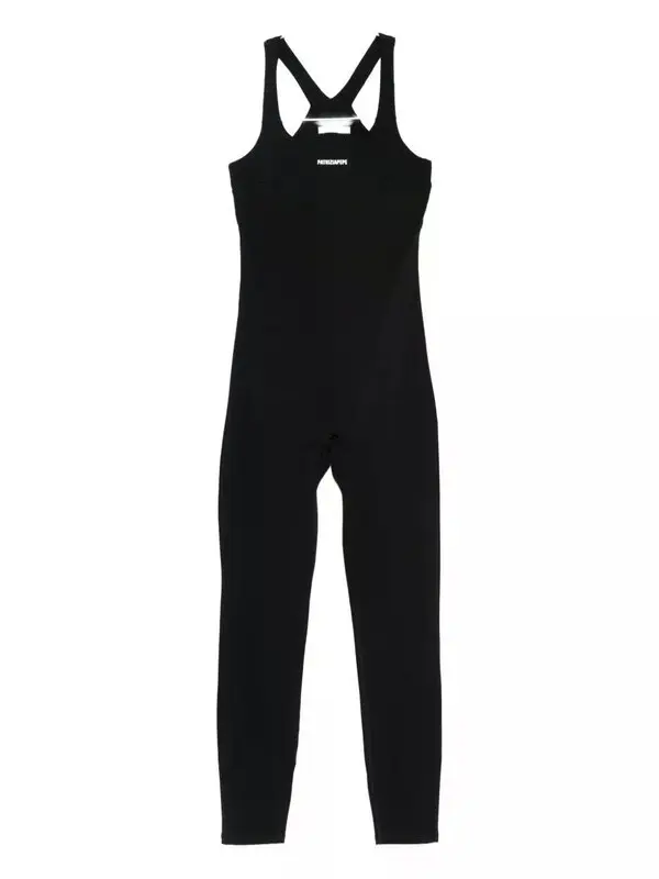 Patrizia Pepe Slim-fit Jersey Jumpsuit - Black