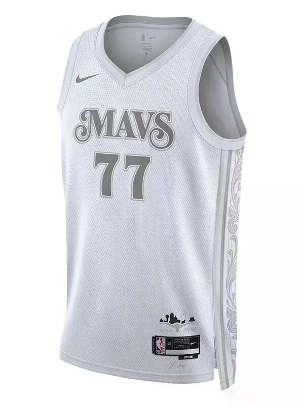Nike Nba Mavericks Donic City Edition 2024/25 Swingman Jersey - White