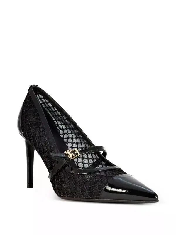 SERGIO LEVANTESI Mesh Strap Pumps