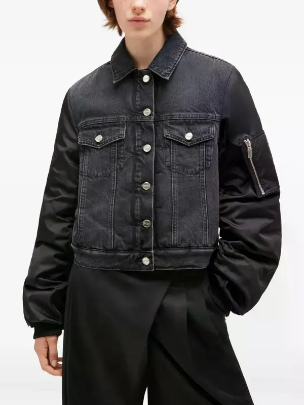 GANNI Buttoned Denim Jacket