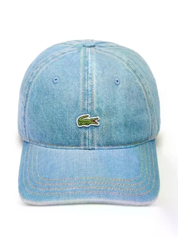 Lacoste Cotton Denim Cap - Blue