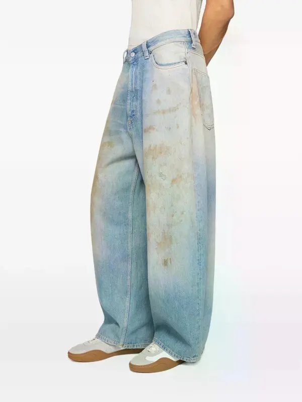 Acne Studios Distressed Detail Jeans - Blue