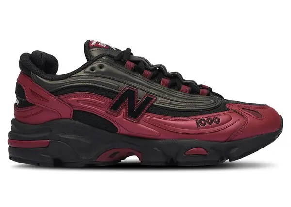 NEW BALANCE 1000in Sneakers - Black/burgundy