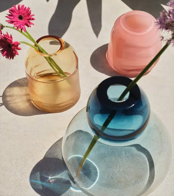 MILENA KLING Raw Small Glass Vase