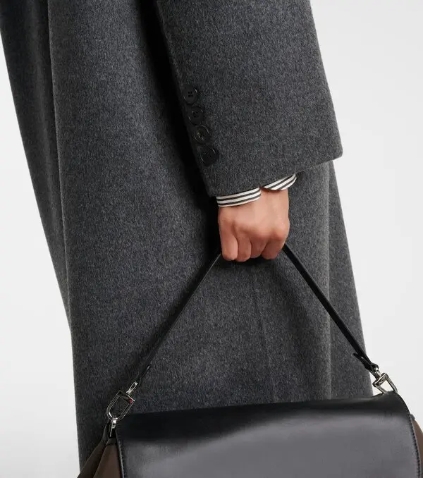 THE FRANKIE SHOP Gaia Double-breasted Wool-blend Coat