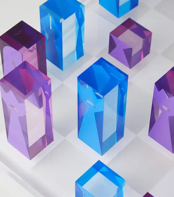 Jonathan Adler Acrylic Chess Set