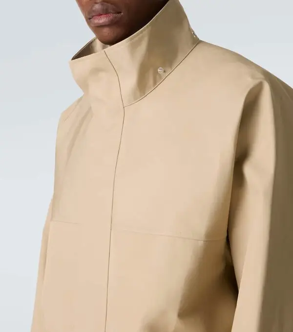 Auralee Hooded Cotton Gabardine Jacket