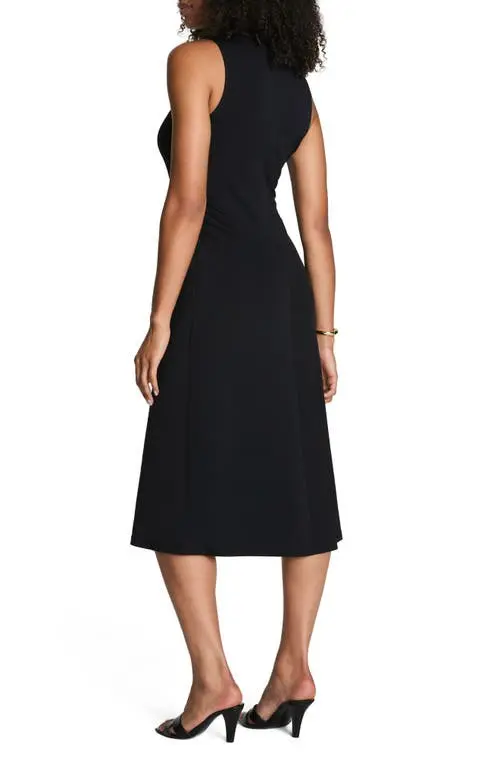 Spanx Ruched Sleek Jersey Tank Dress - Classic Black