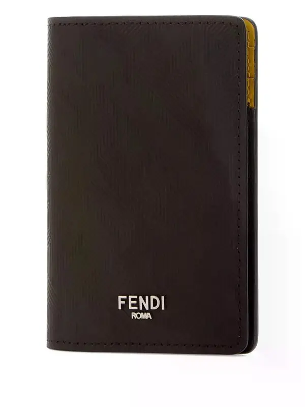 Fendi Shadow Leather Card Holder