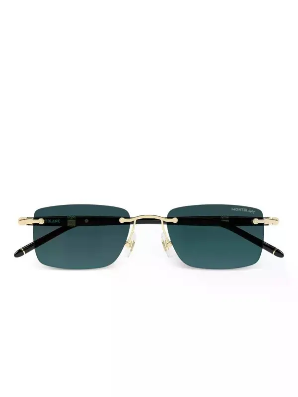 Montblanc Rectangle Sunglasses - Black